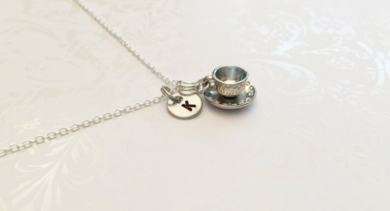 Tea Cup Necklace Coffee Cup Necklace Gift for Tea or Coffee Lovers Gift ...