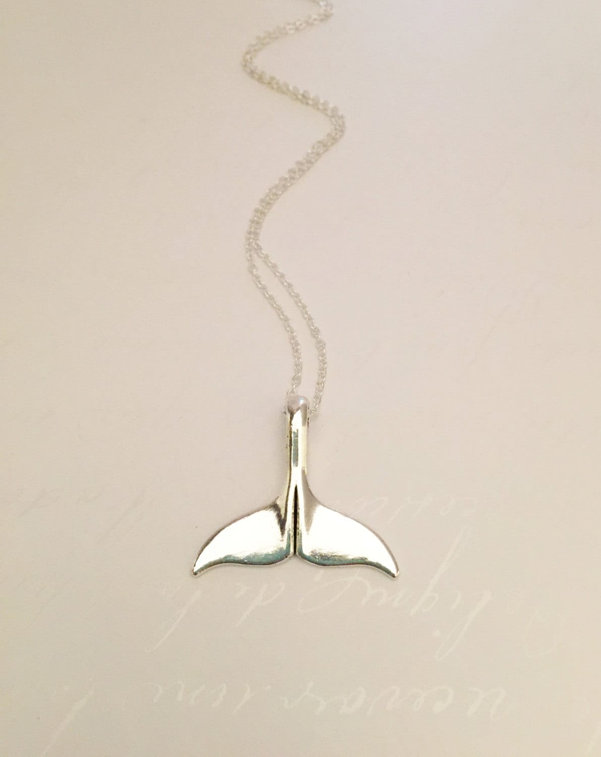 Whale Tale Necklace, Gift for Marine Biologist, Animal Lover ...