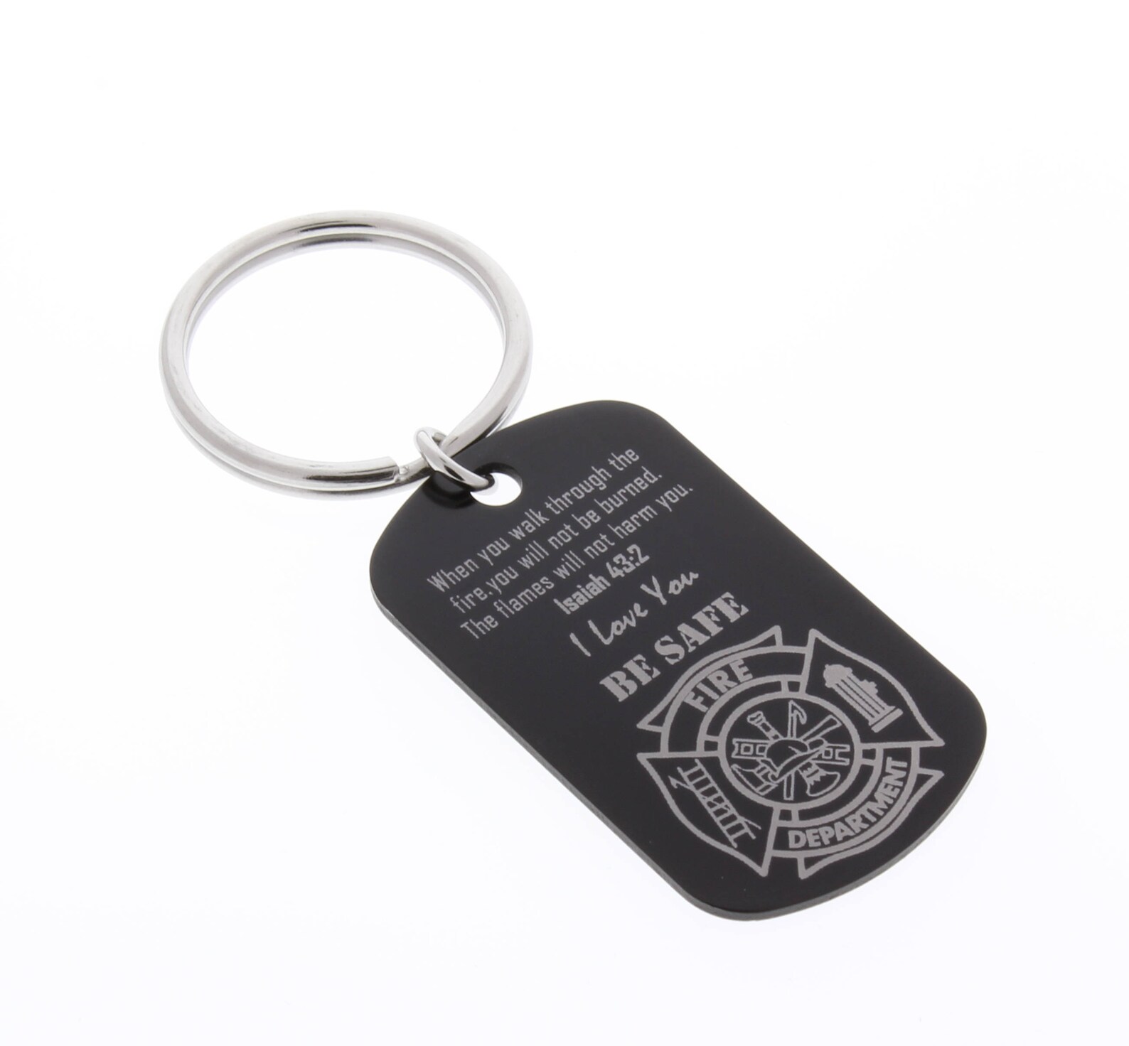 Firefighter Gift Firefighter Keychain Firefighter Gifts - Etsy