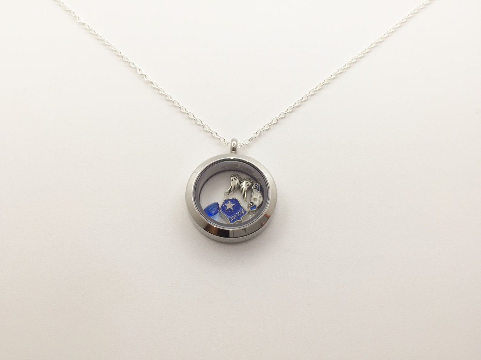 Police Officer, Floating Locket, Police Necklace, Female Police, Police ...