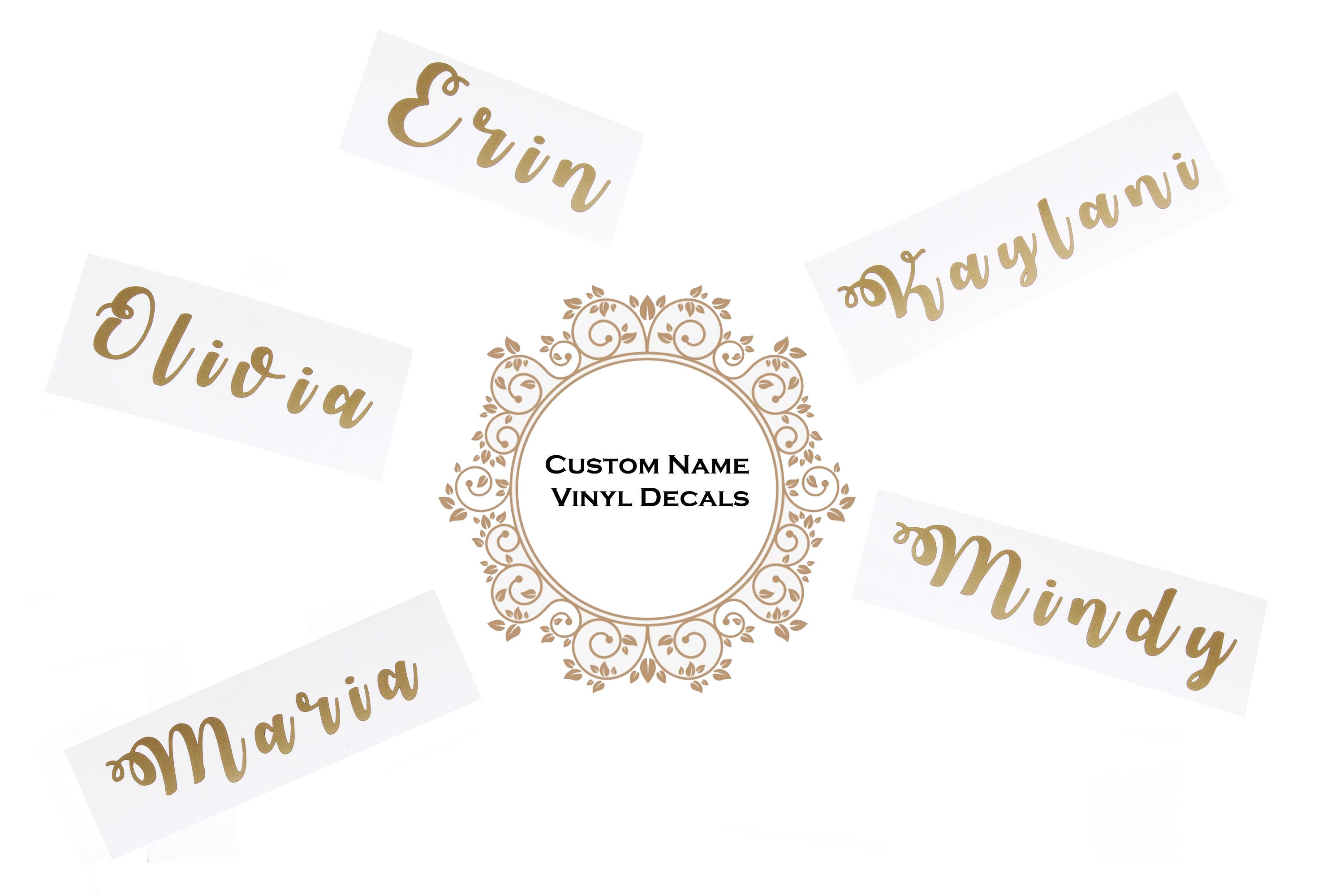 Name Decal Custom Vinyl Decal Decals Vinyl Sticker Custom | Etsy