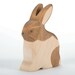 Bunny Figurine Rabbit Wood Wood Rabbit Eco Toys | Etsy