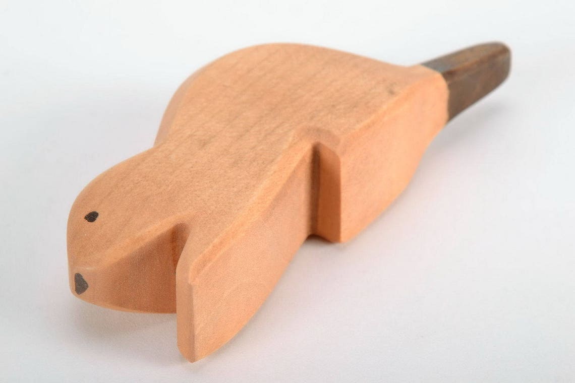 Figurine Beaver Wood Beaver Handmade Wood Woodland - Etsy