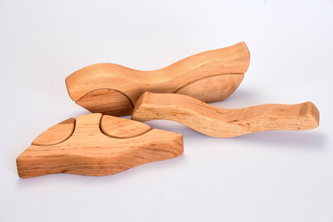 Montessori Inspired Building Block Wooden Toys Set - Etsy