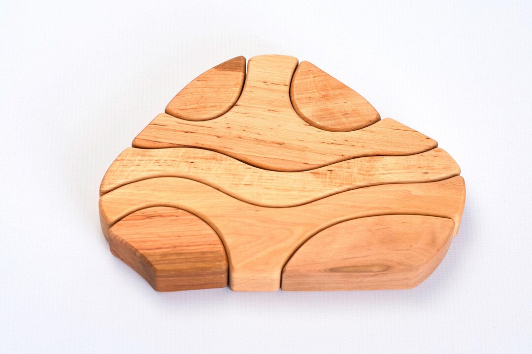 Montessori Inspired - Building Block - Wooden Toys Set - Waldorf ...
