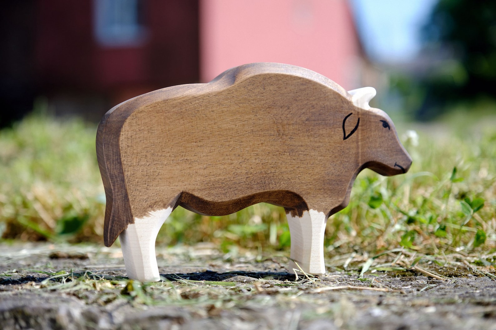 Gaur Indian Bison Indian Animals Bull Toy Wood Carving - Etsy