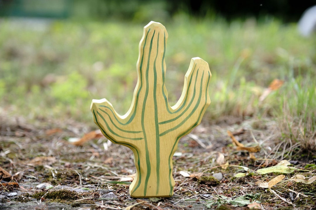 Cactus Toy - Cactus Wooden Toy - Pretend Play Playscape - Cactus ...