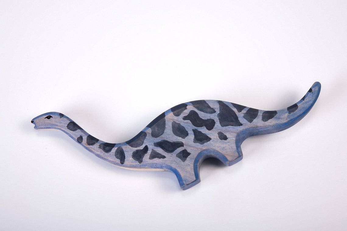 Diplodocus Toy Wooden Dinosaur Toy Wooden Dino Play Set | Etsy