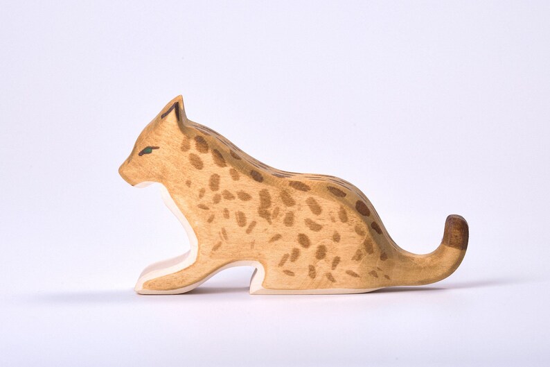 Lynx Wooden Animals Carved Lynx Lynx Statue Lynx Toy | Etsy
