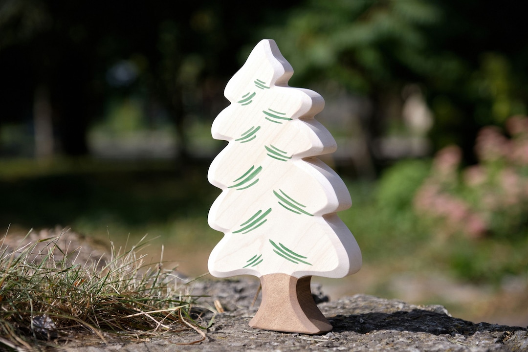 Waldorf Tree Toy - Wooden Winter Toys - Forest Wood - Wooden Tree ...