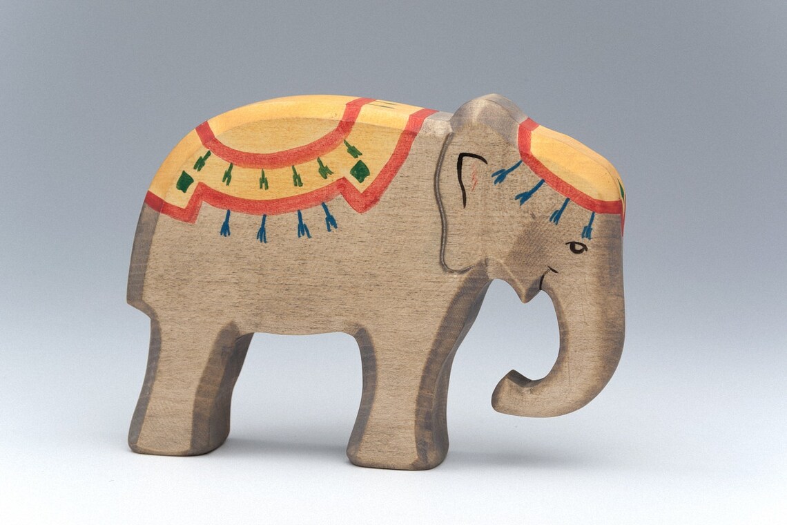 Wood Elephant Toy Elephant Wooden Ecotoy Elephant Kids | Etsy
