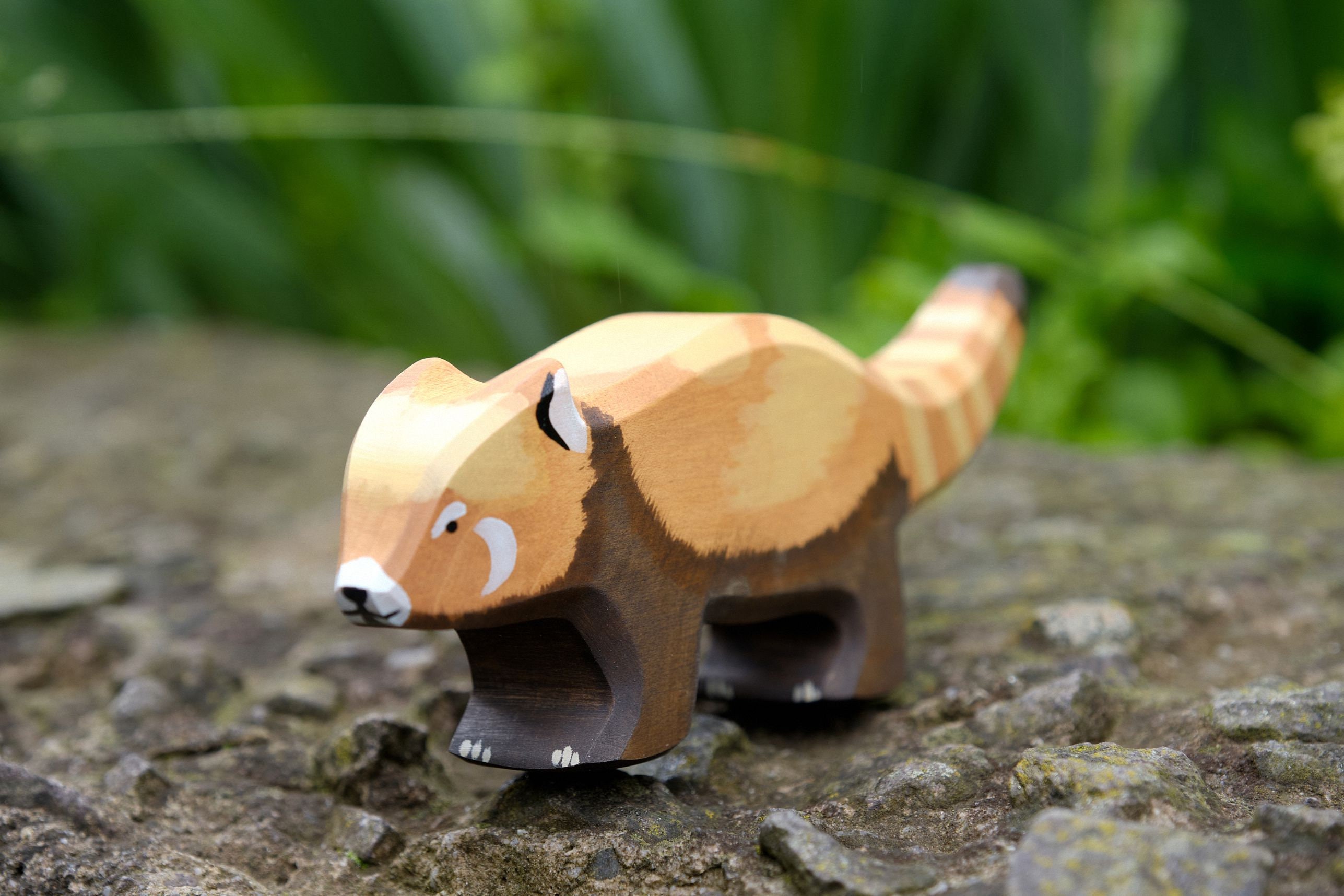 Wooden Red Panda Wild Animal Toy Red Panda Toy Wooden | Etsy