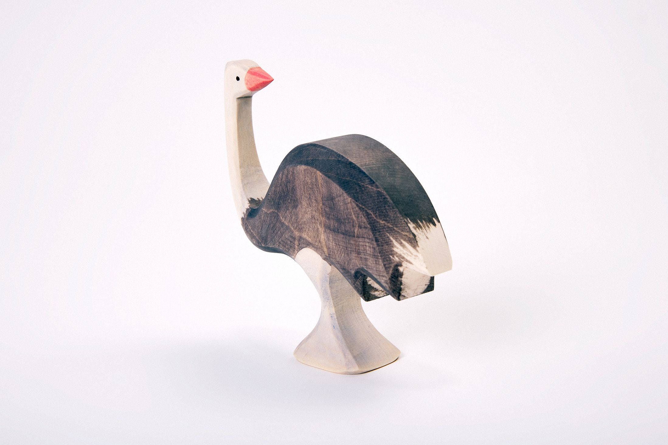 Ostrich Wood Wood Bird Toy Ostrich Noahs Ark Toy | Etsy