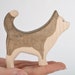 Wooden Husky - Eco Products - Wooden Animal Figures - Miniature Wood ...