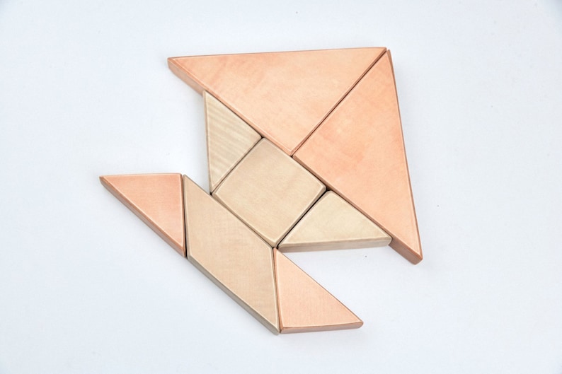Wooden Tangram - Wooden Baby Toys - Eco Wood - Active Toy - Wooden ...