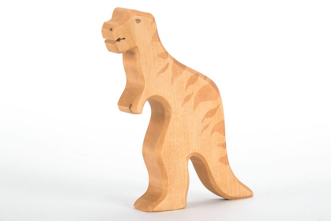 Dinosaur Toy - Wood T-rex - Dino - Tyrannosaurus Rex - Wooden Dinosaur ...