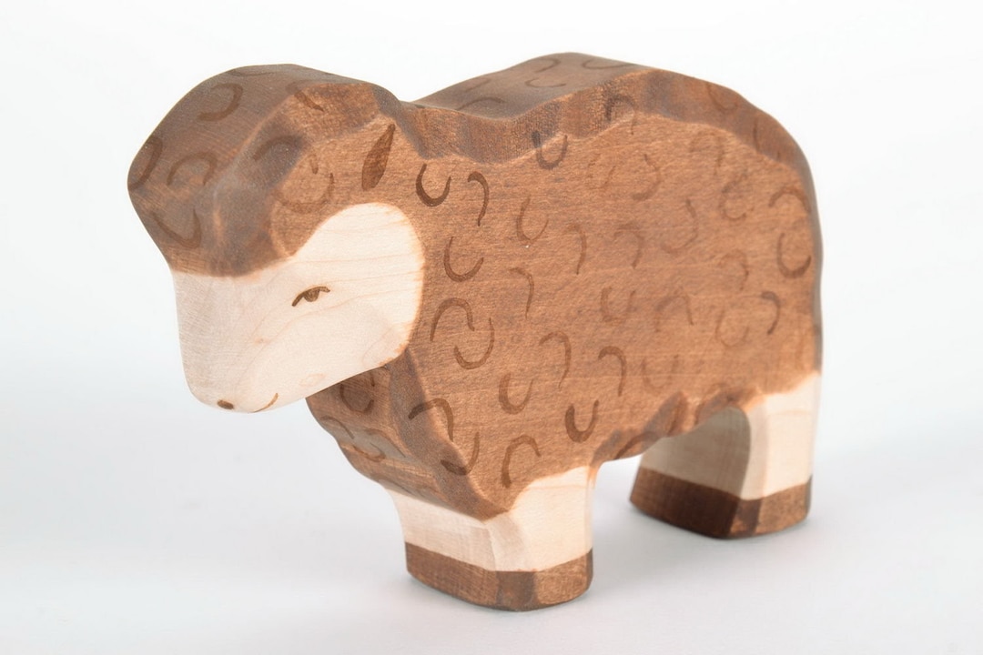 Wooden Lamb - Farm Animals Wood - Ecological Toy - Learning Toy ...