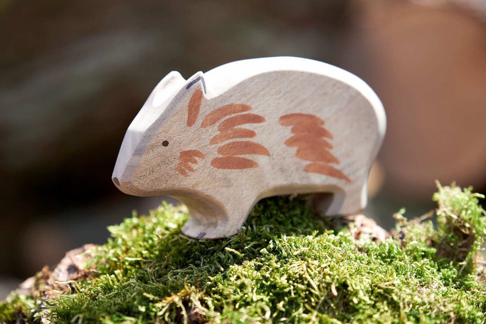 Wombat Toy Wood Wombat Toy Wooden Wombat Figurine Wild - Etsy