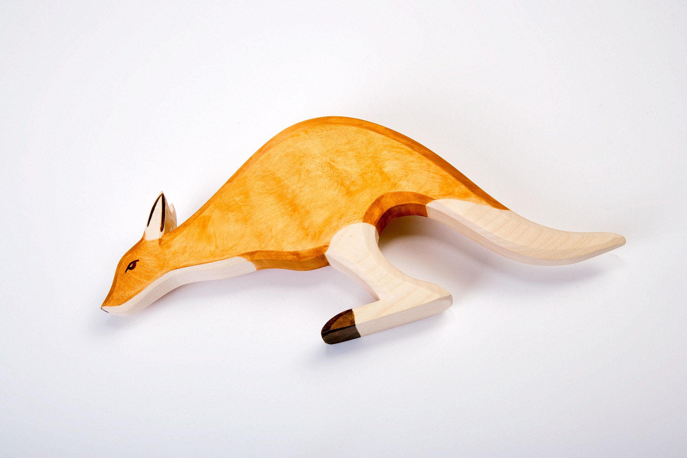 Kangaroo Figurine Kangaroo Toy Kangaroo Wood Animal Toy | Etsy