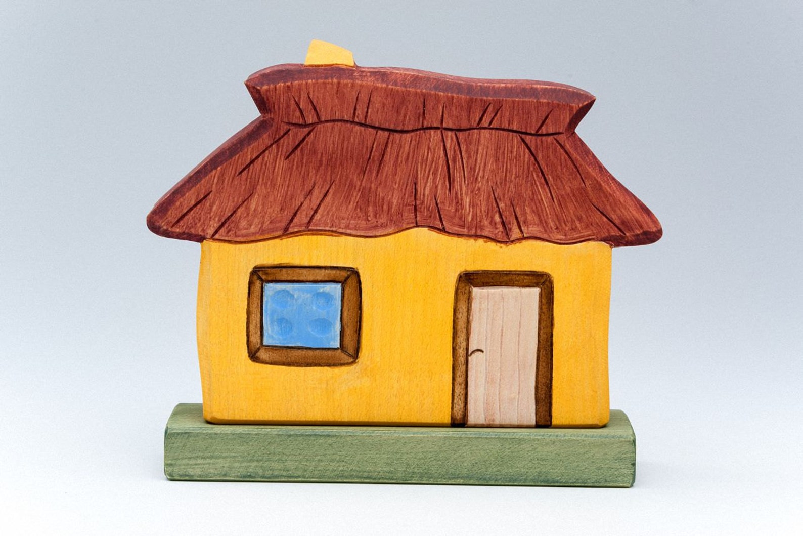 Kids Blocks Painting Wood House Waldorf Colorful Fabulous - Etsy