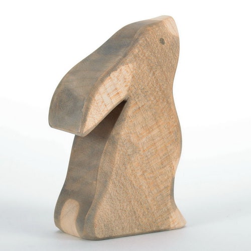 Rabbit Toys Rabbit Figurine Bunny Statue Wood Rabbit - Etsy