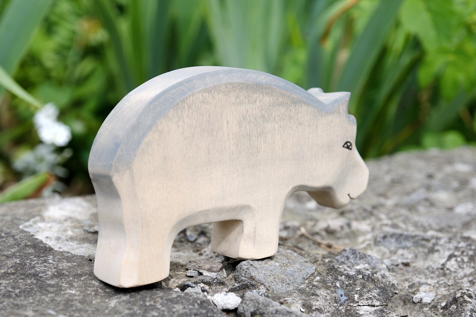 Hippo Toys Hippo Figurine Waldorf Wooden Hippo African - Etsy