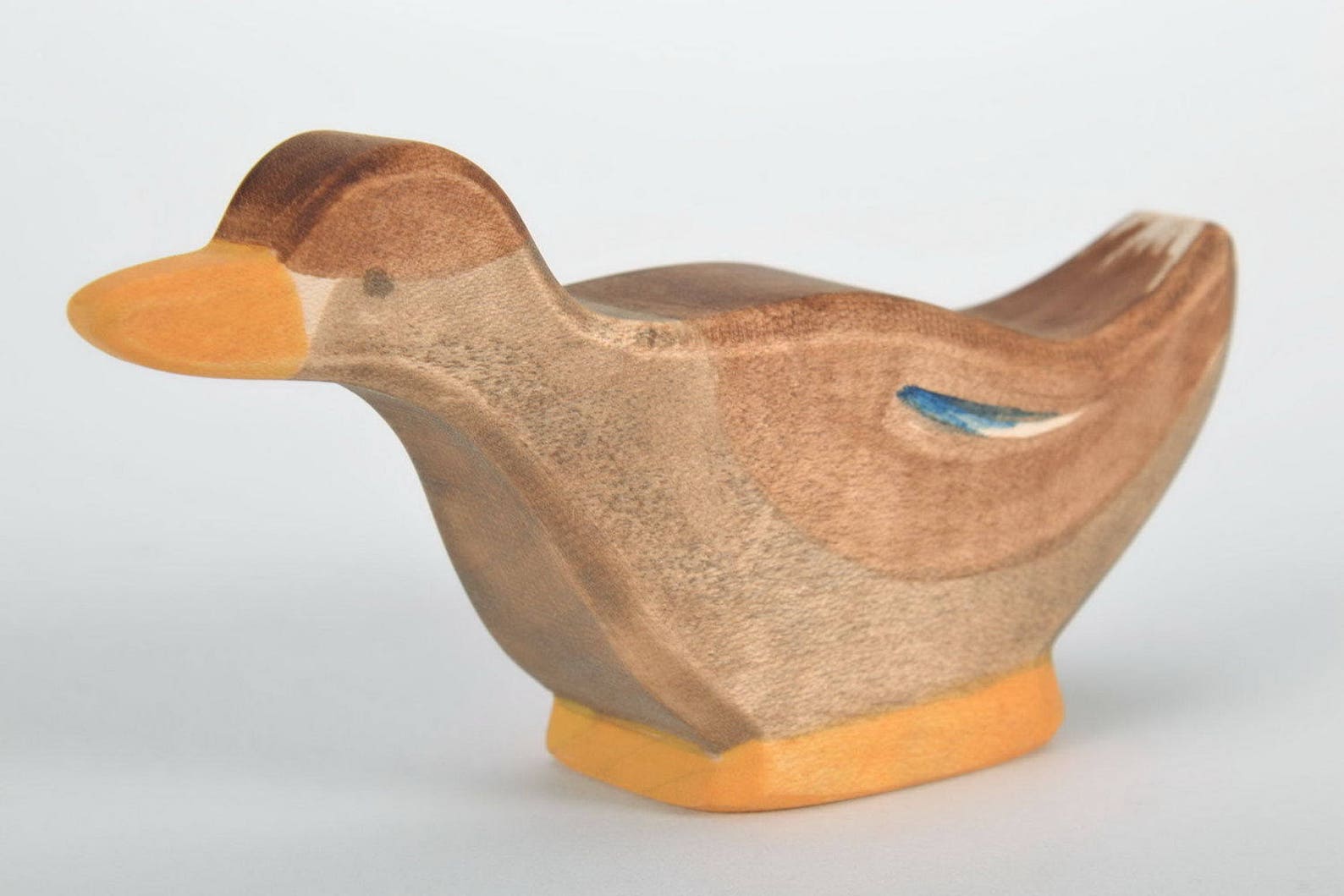 Wood Figurine Duck Toy Wood Duck Wood Toy Wooden Animals | Etsy