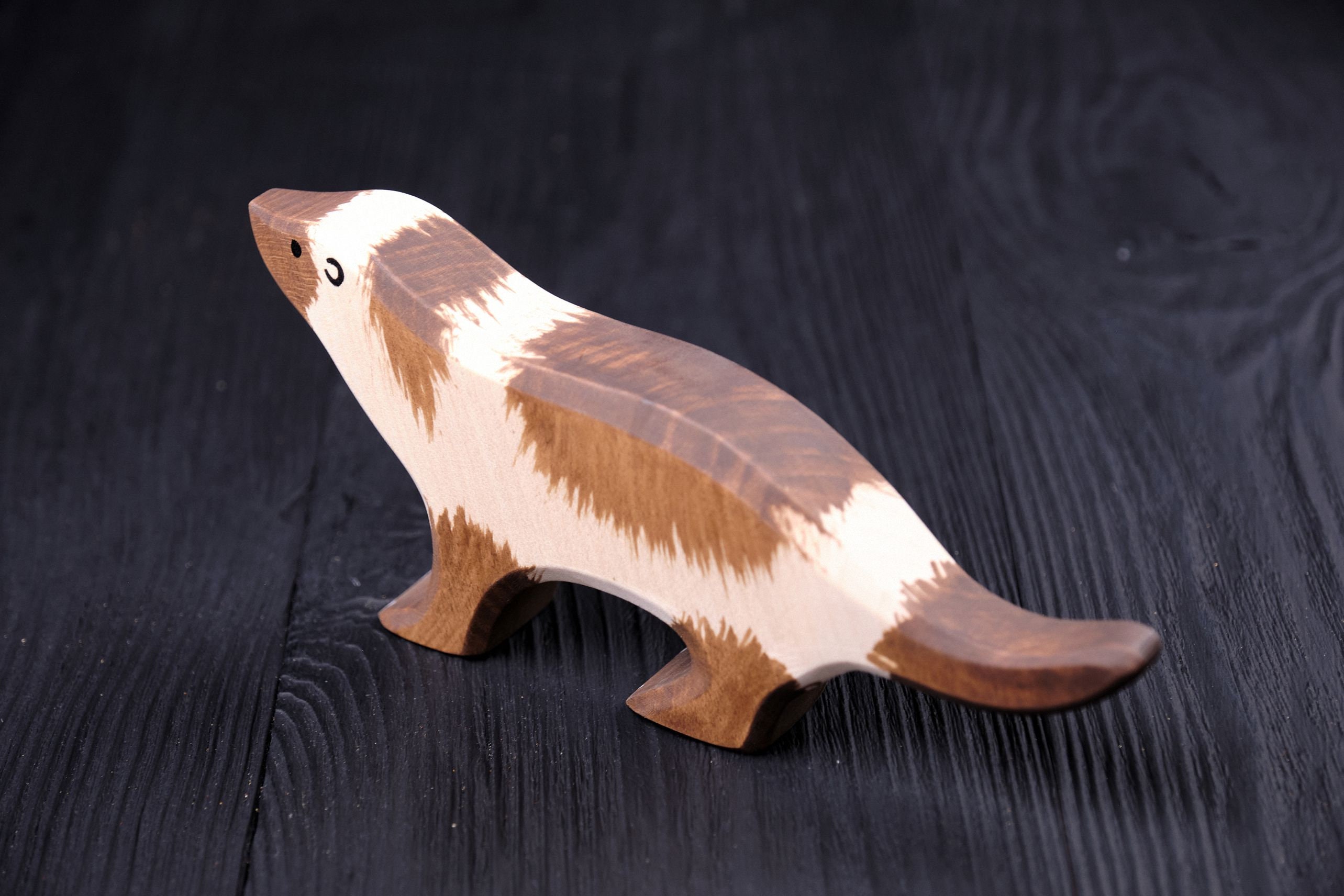 Wolverine Wooden Toy Wolverine Carved Wooden Wolverine | Etsy