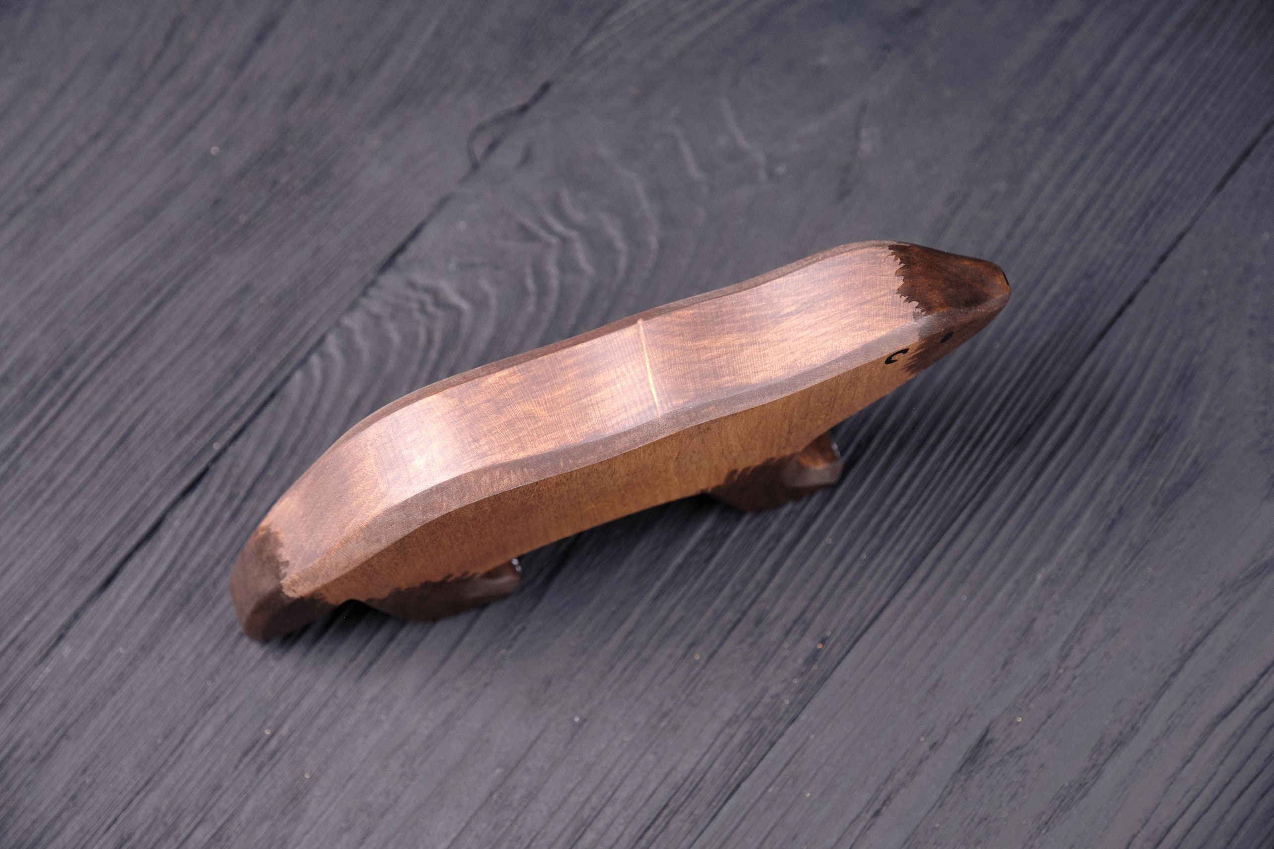 Wooden Toy Wolverine Carved Wooden Wolverine Wooden - Etsy UK