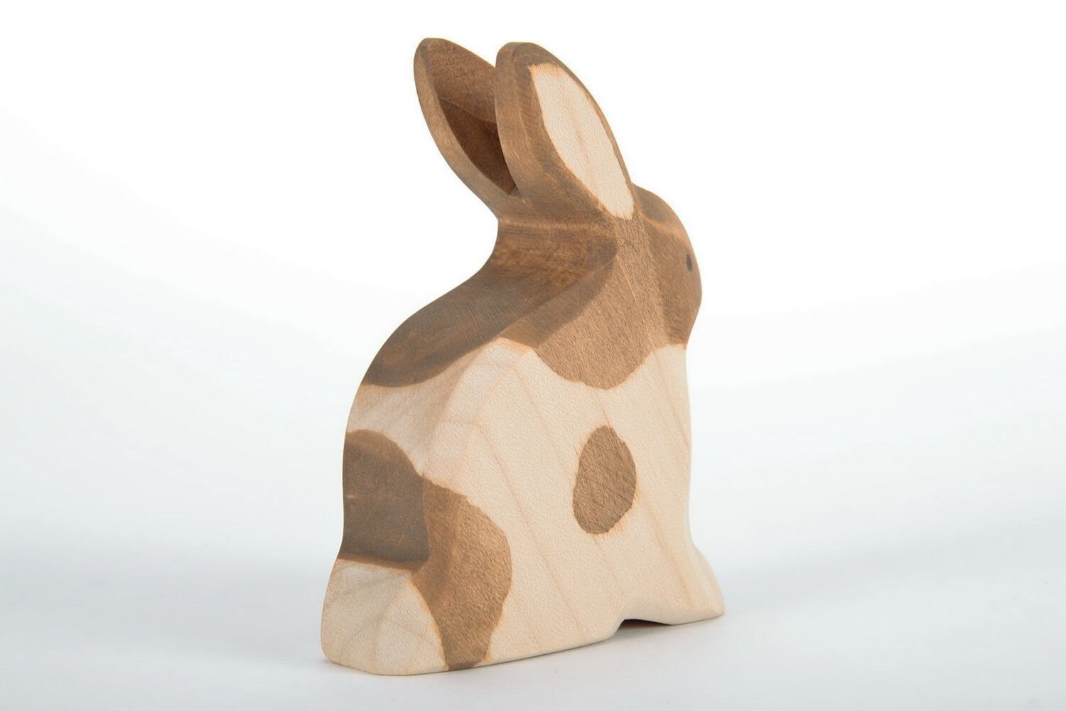 Bunny Figurine Rabbit Wood Wood Rabbit Eco Toys - Etsy UK