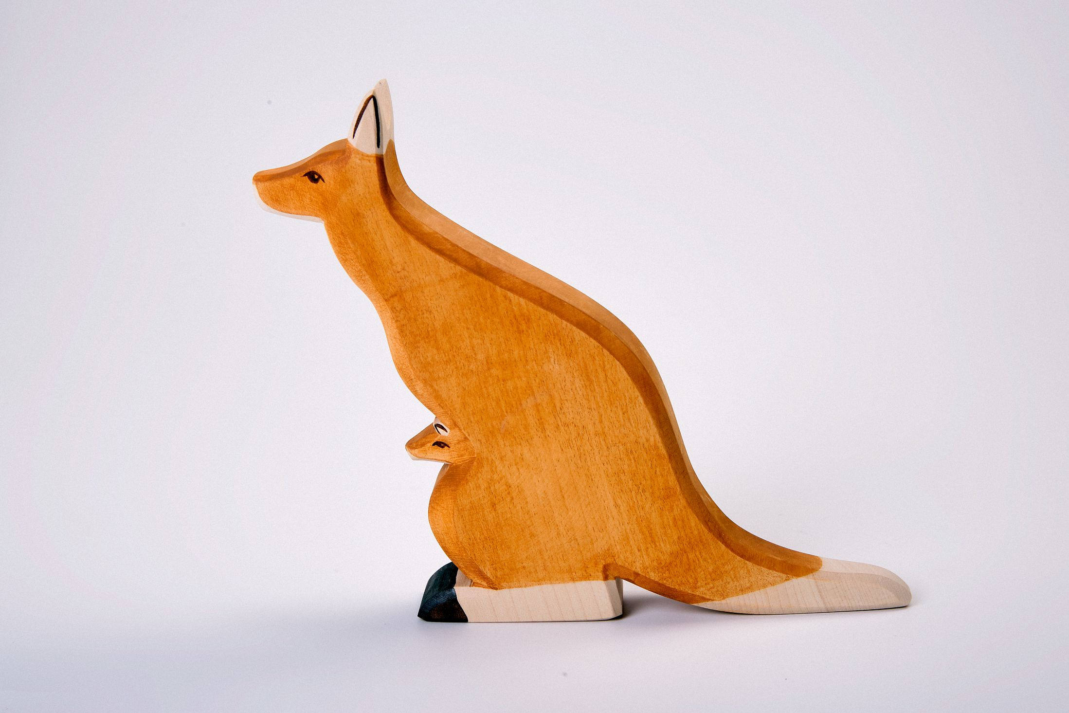 Kangaroo Toy Kangaroo wooden toy Handmade Toys Wood | Etsy