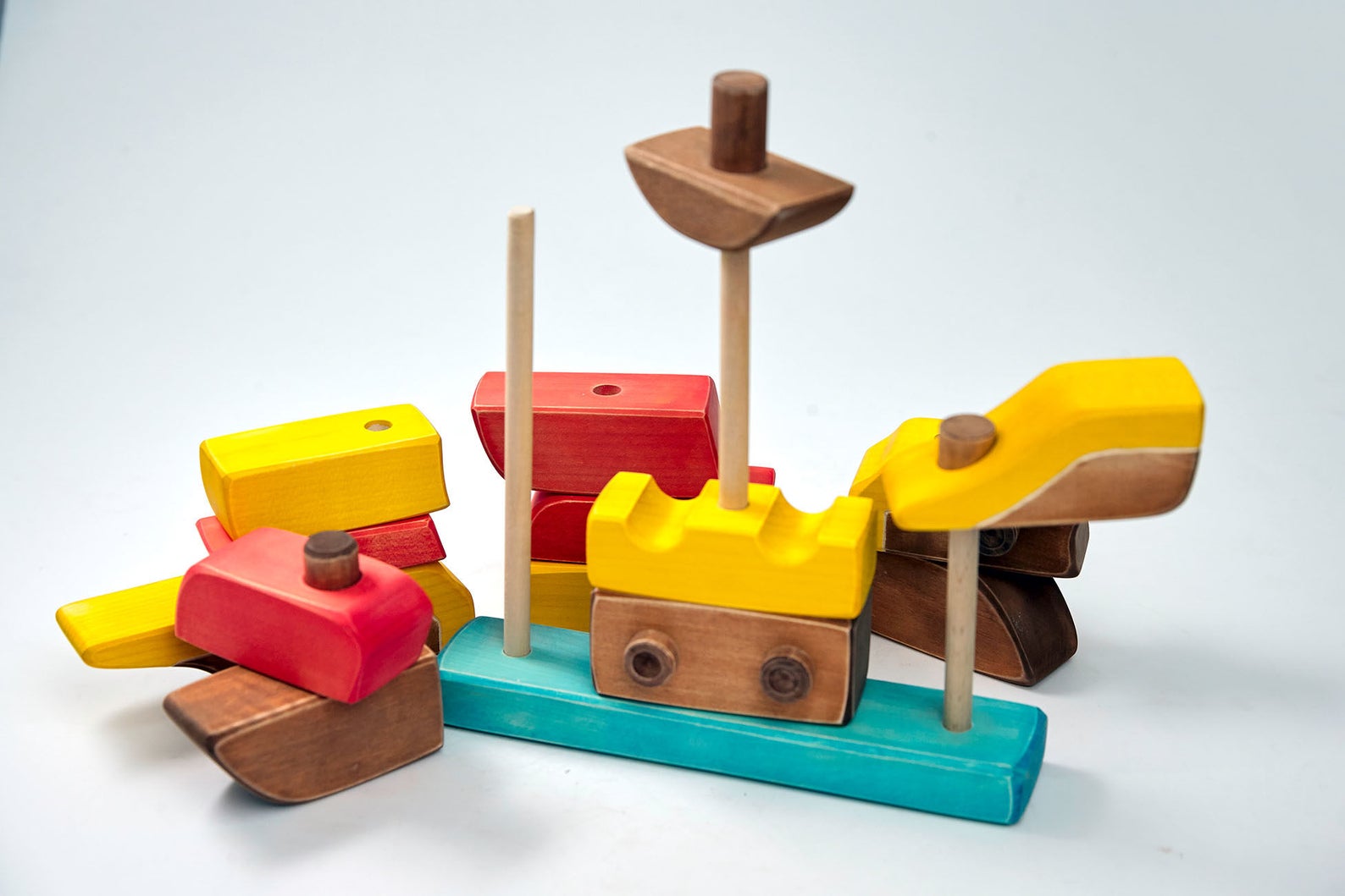 Wooden Pyramid Toy Eco Products Wooden Toys for Kids - Etsy