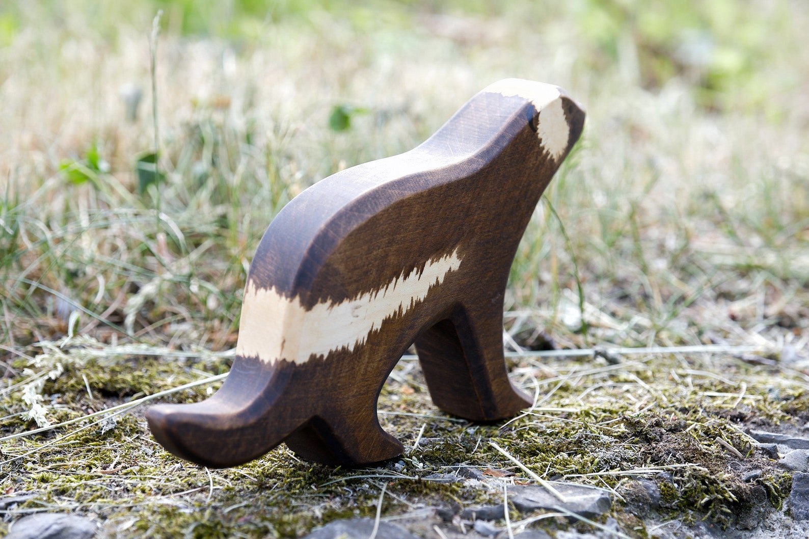 Wooden Wolverine Toy Wood Animal Toy Wooden Animals Toy - Etsy