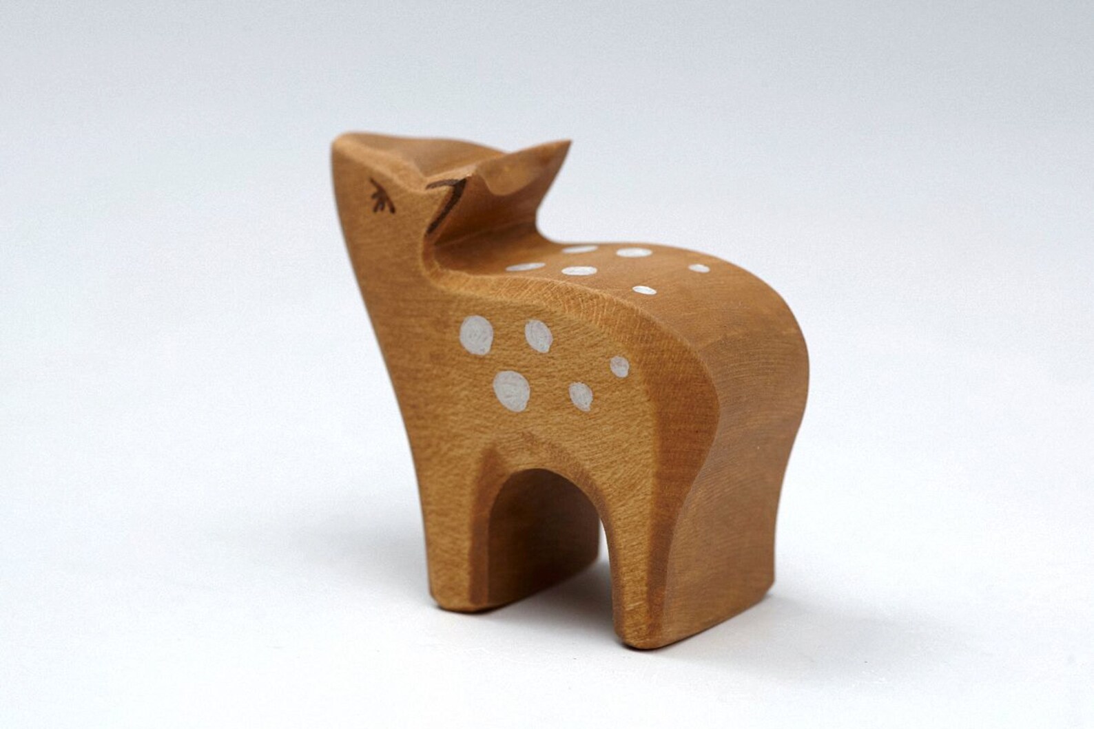 Waldorf Wooden Fawn Roe Toys Toy Deer Wooden Animal | Etsy