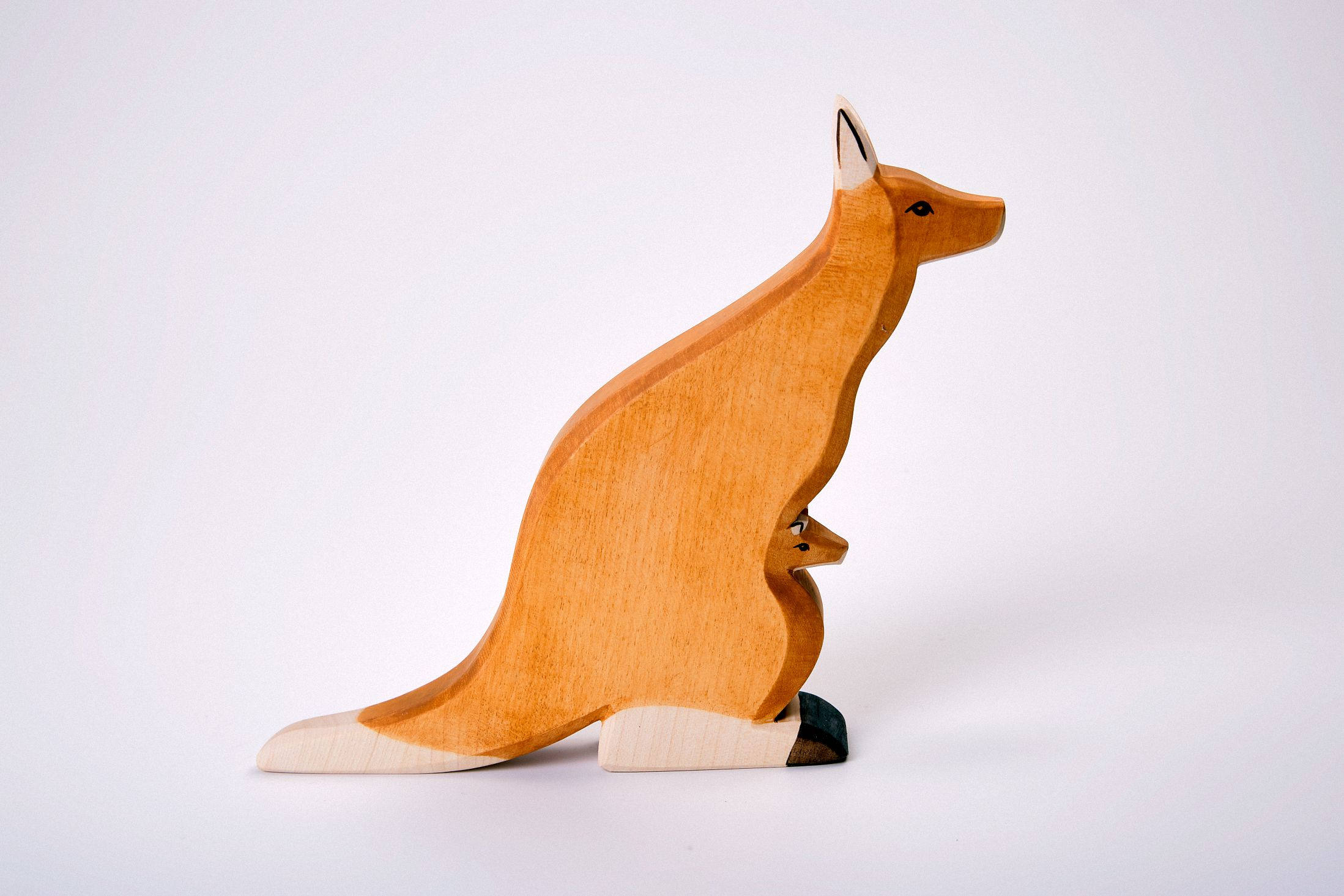 Kangaroo Toy Kangaroo wooden toy Handmade Toys Wood | Etsy