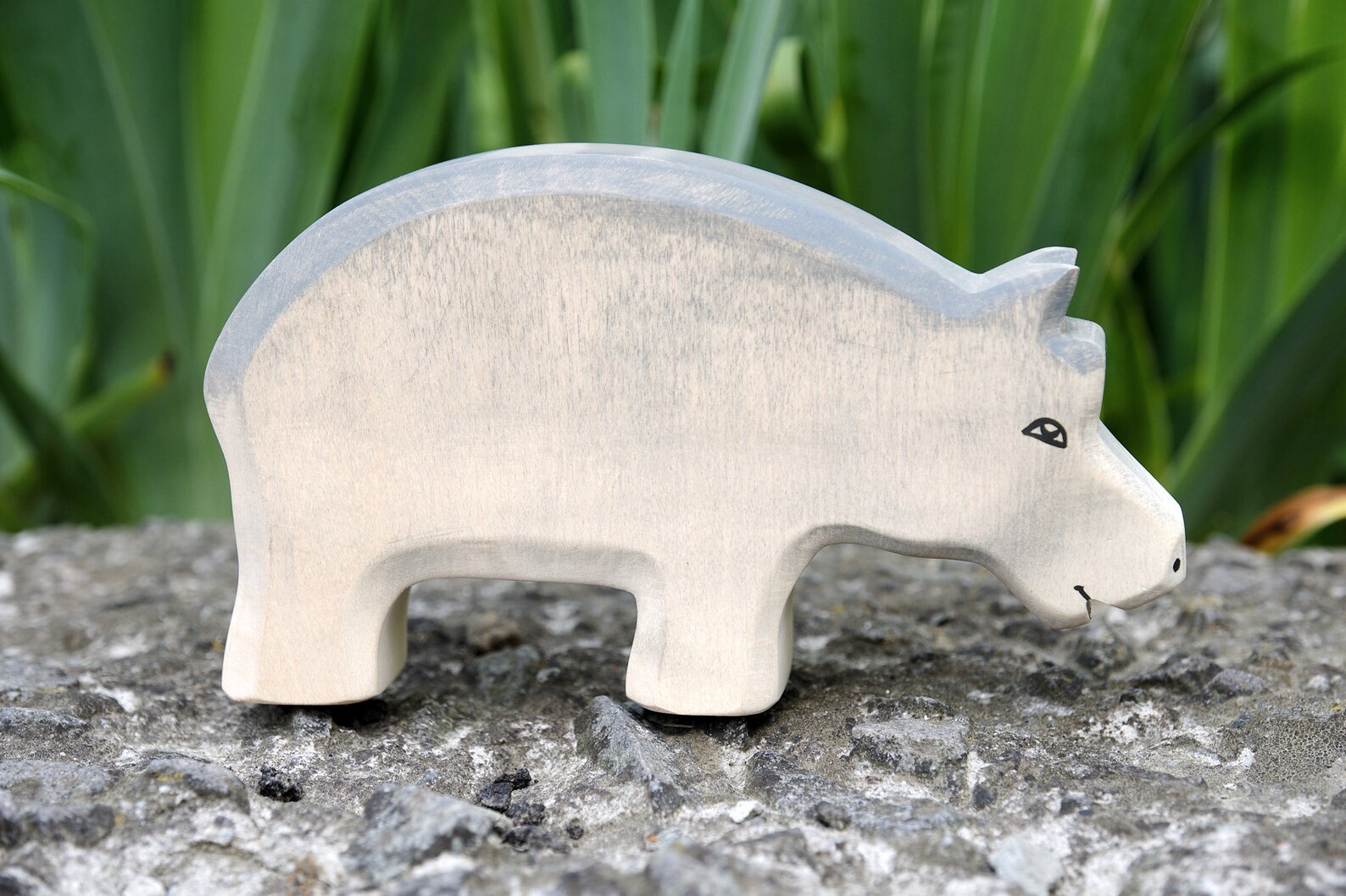 Hippo Toys Hippo Figurine Waldorf Wooden Hippo African - Etsy