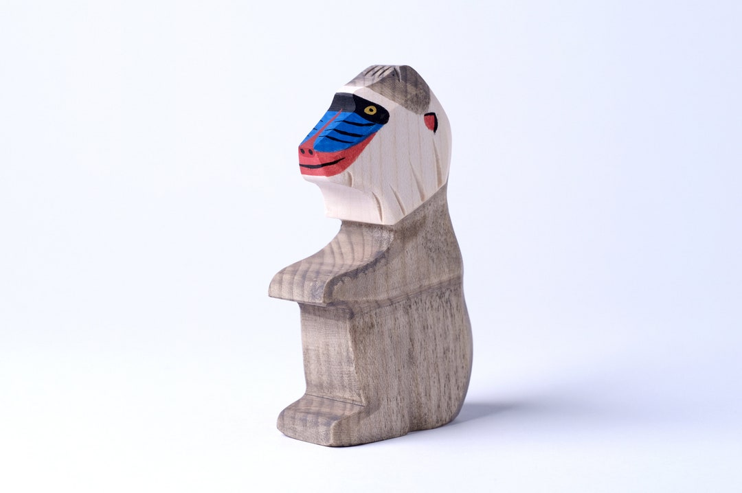 Wooden Toy Hamadryad - Handmade Monkey Toy - Wooden Animal Toys ...