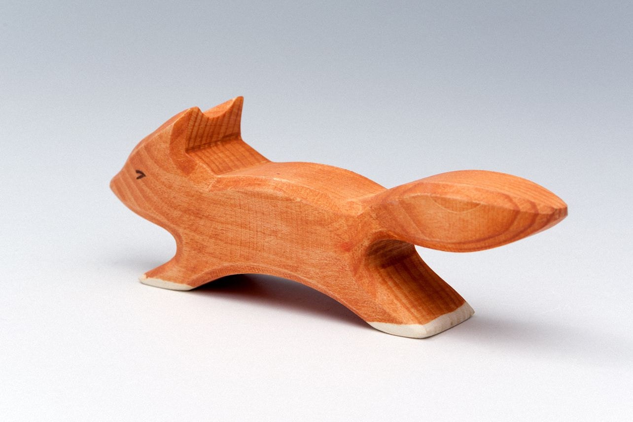 Wooden Fox - Waldorf Animal - Fox Toy - Wooden Toy - Baby Fox - Toy ...