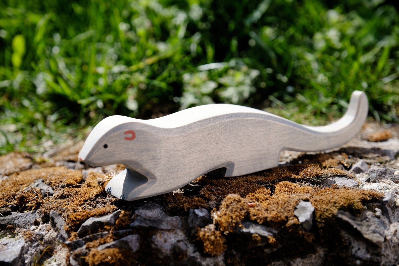 Mongoose Figurine - Wooden Mongoose Toy - Mongoose - Wooden Mongoose ...