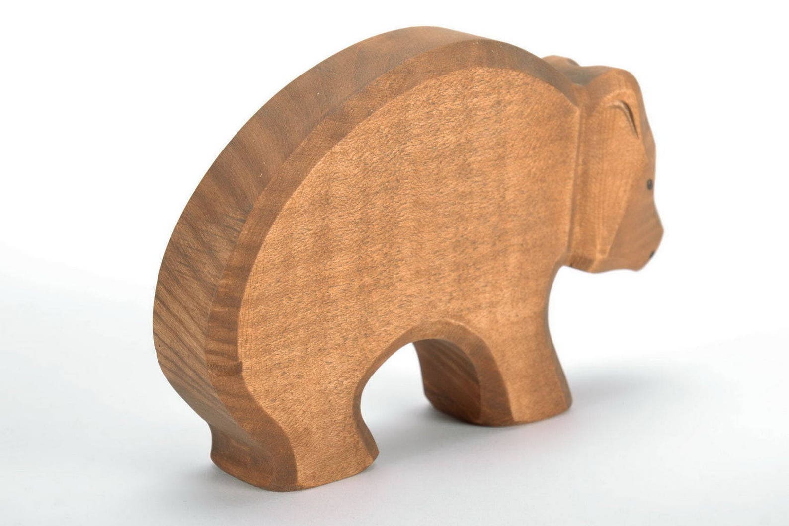 Wooden Toy Bear - Forest Animal Bear - Wood Animals - Wooden Gift ...