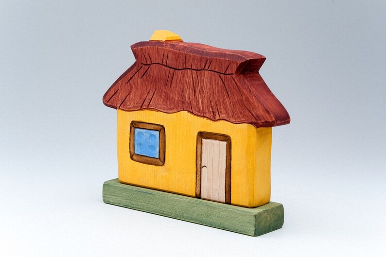 Kids Blocks Painting Wood House Waldorf Colorful Fabulous - Etsy