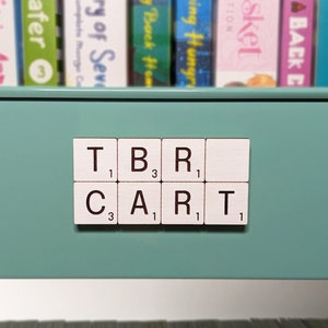 To Be Read Book Cart Magnet, Library Decor, Bookish Gift for ...