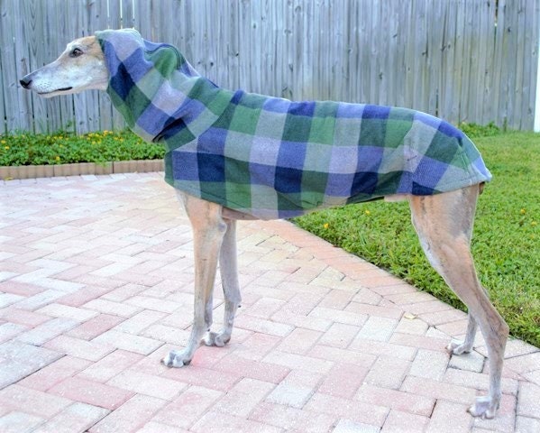Greyhound Coat - Winter Coat for Greyhound - Coat For Dog - Fleece Dog ...