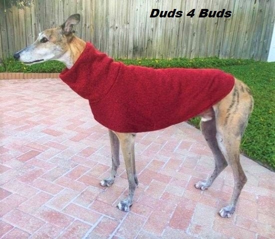 Greyhound Sweater - Greyhound Clothing - Red - Greyhound Sizes