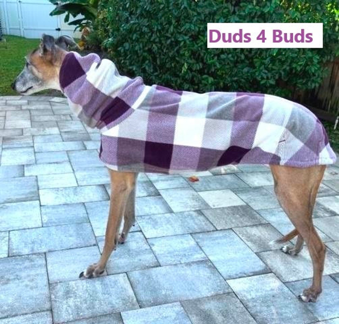 Winter Coat for Greyhound Greyhound Clothing Dog Coat Fleece Dog Coat ...
