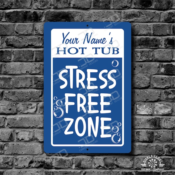 Outdoor Stress Free Zone Signs - Etsy