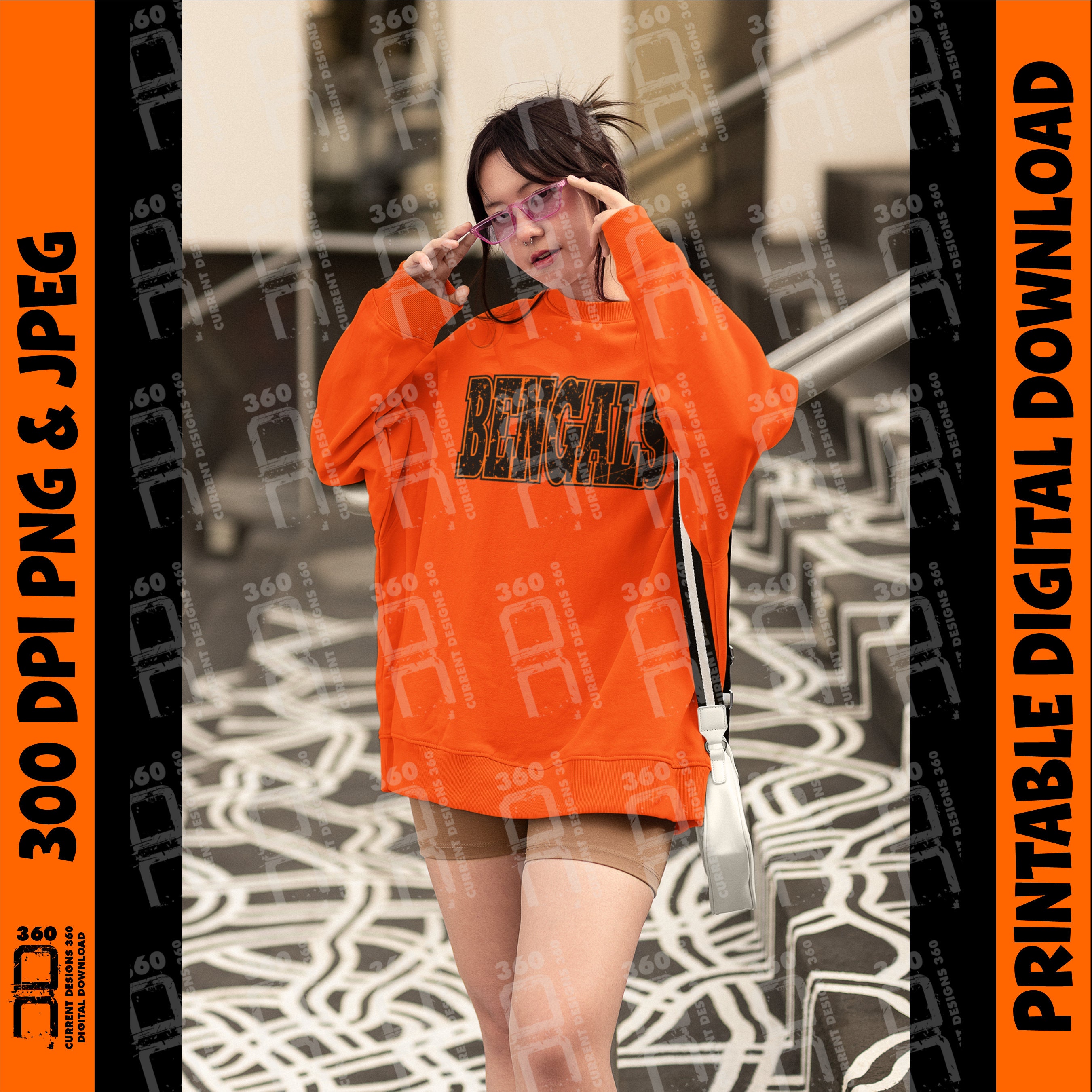Bengals Png Printable Download Sports Football Sublimation Dtf Dtg ...