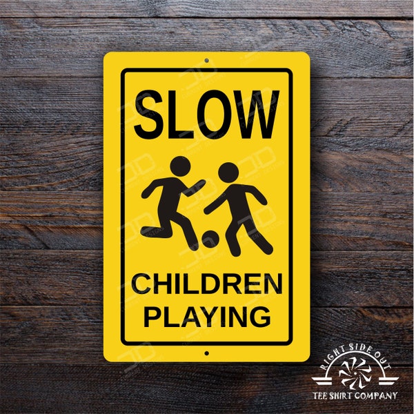 Slow Children Metal Signs - Etsy