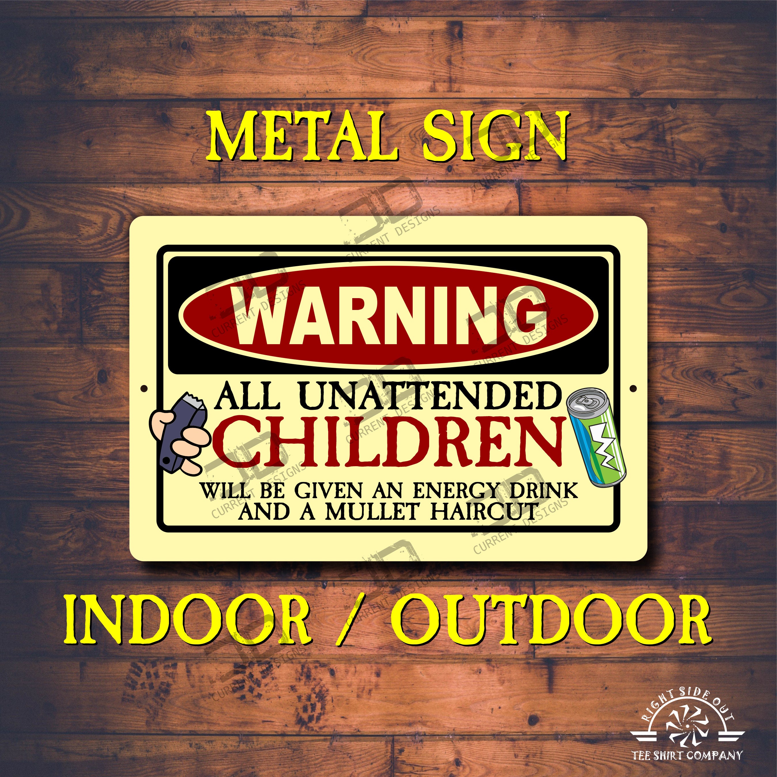 Do Not Leave Child Unattended Sign