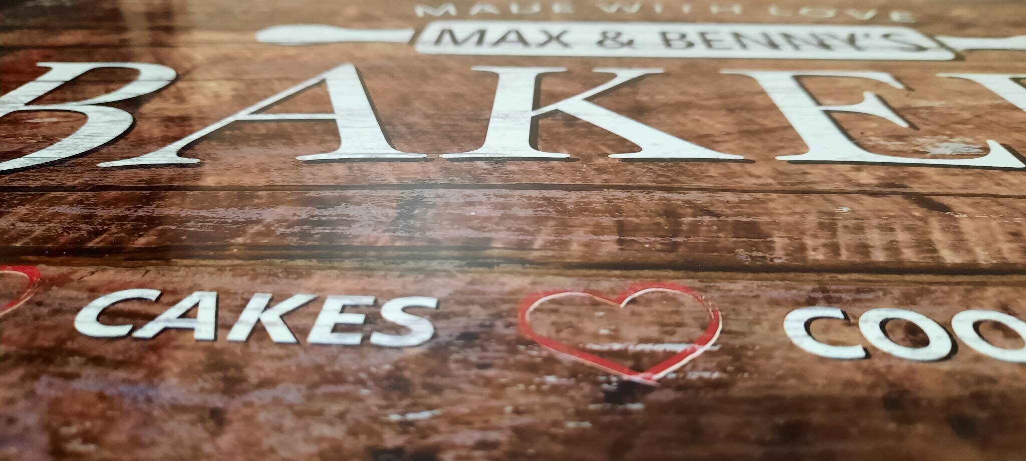 Custom Metal Bakery Sign Personalized Bakery Sign With Name - Etsy